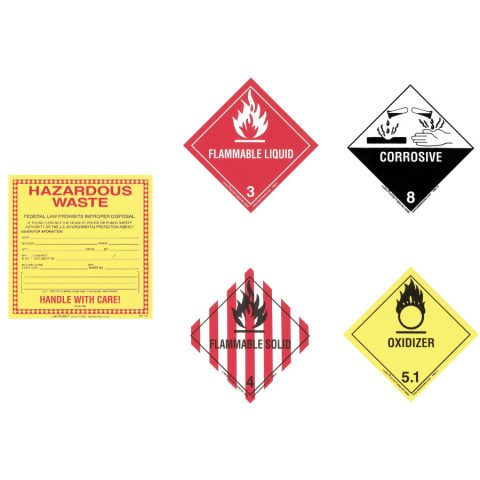 Labels - misc durable adhesive (#G-LABELS) | Greer Spill Control, Inc
